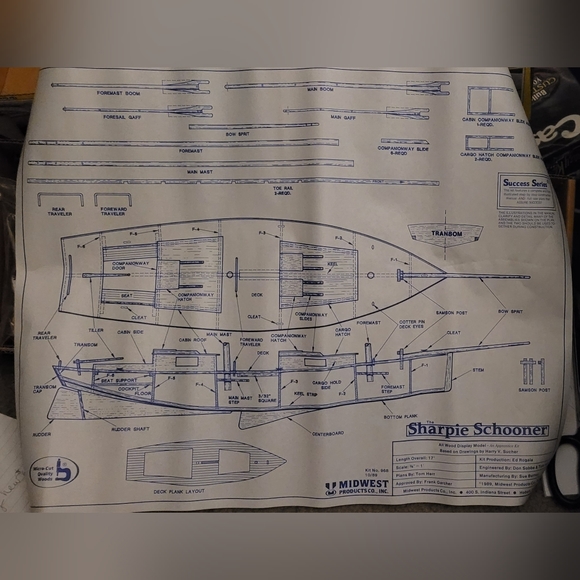 Midwest Products, Inc | Other | The Sharpie Schooner Model Kit | Poshmark
